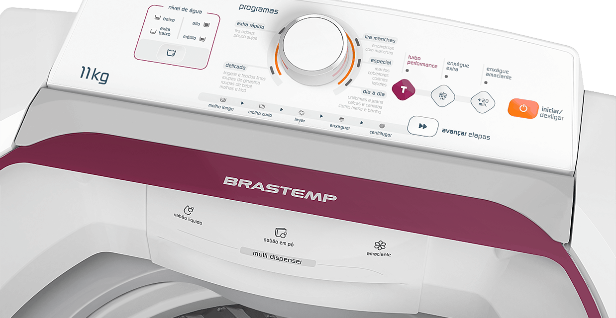 Lavadora Brastemp 11 kg - BWK11AB | Brastemp
